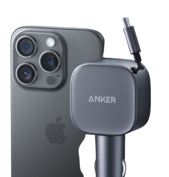 Buy Anker 75W USB-C Ultra-Compact Car Charger with Retractable Cable in ...