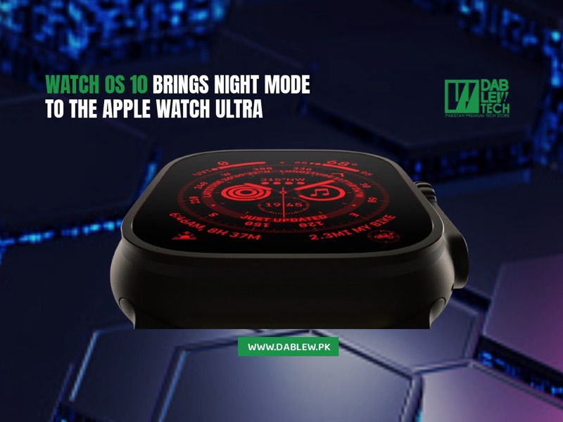 WatchOS 10 Brings Night Mode To The Apple Watch Ultra - Dab Lew Tech