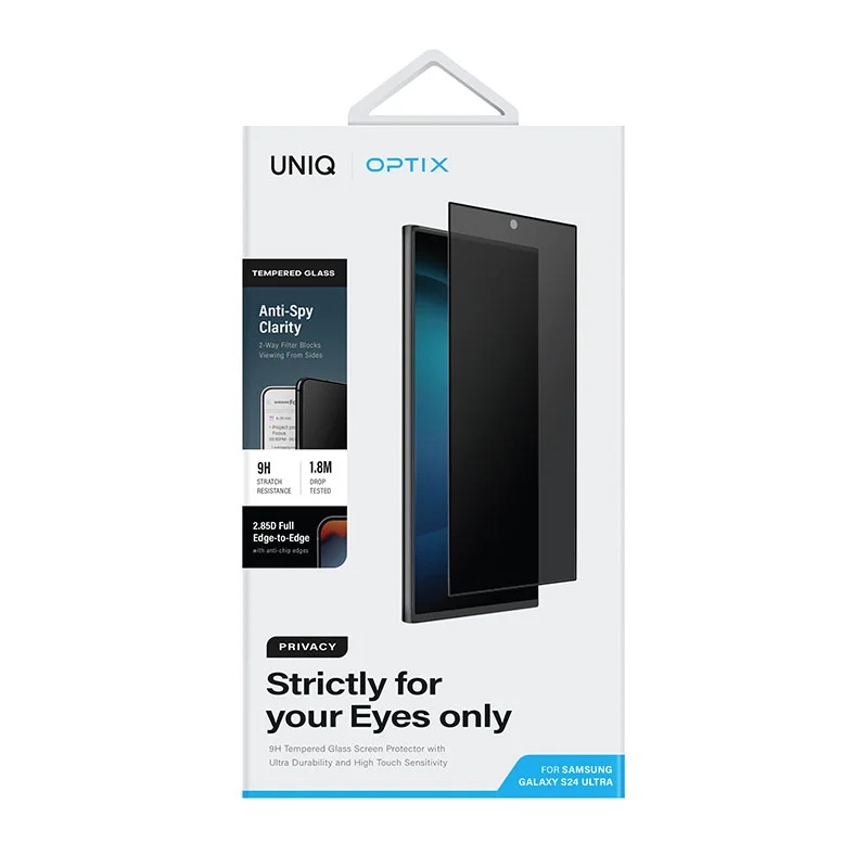 UNIQ Optix Privacy Glass Screen Protector For Samsung Galaxy S24 Ultra ...